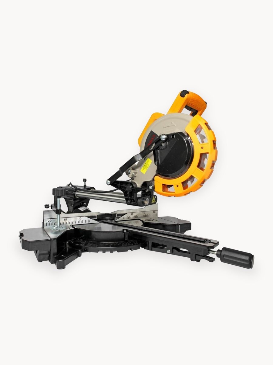 Торцовочная пила Eurolux ПТ-1700П-210 Laser, с протяжкой, 1700 Вт, диск 210 мм