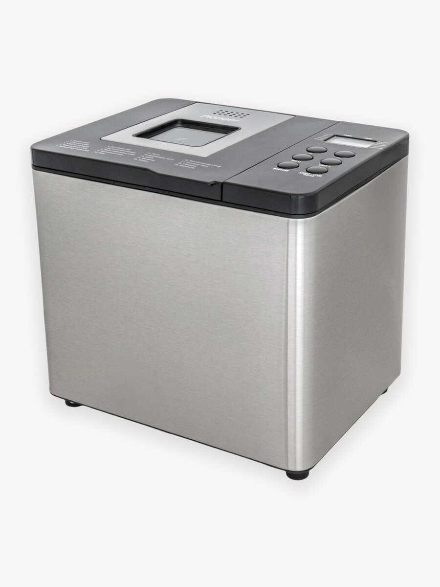 Хлебопечь с замесом теста 500/750 гр Pioneer MC06, 19 программ, выбор веса и цвета корочки, автоподогрев, таймер