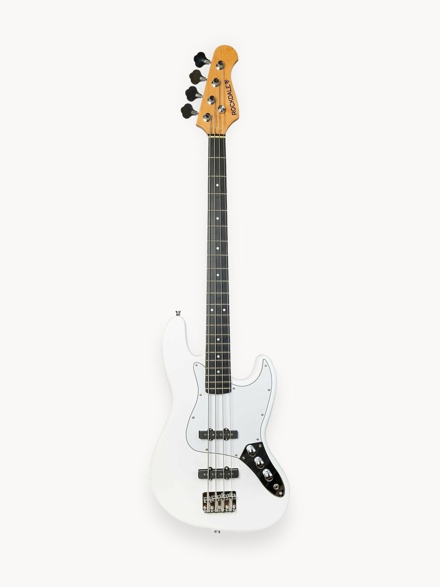 Бас-гитара Rockdale Stars Jazz Bass, двухсторонний анкер, 4 струны, мензура 34", правосторонняя