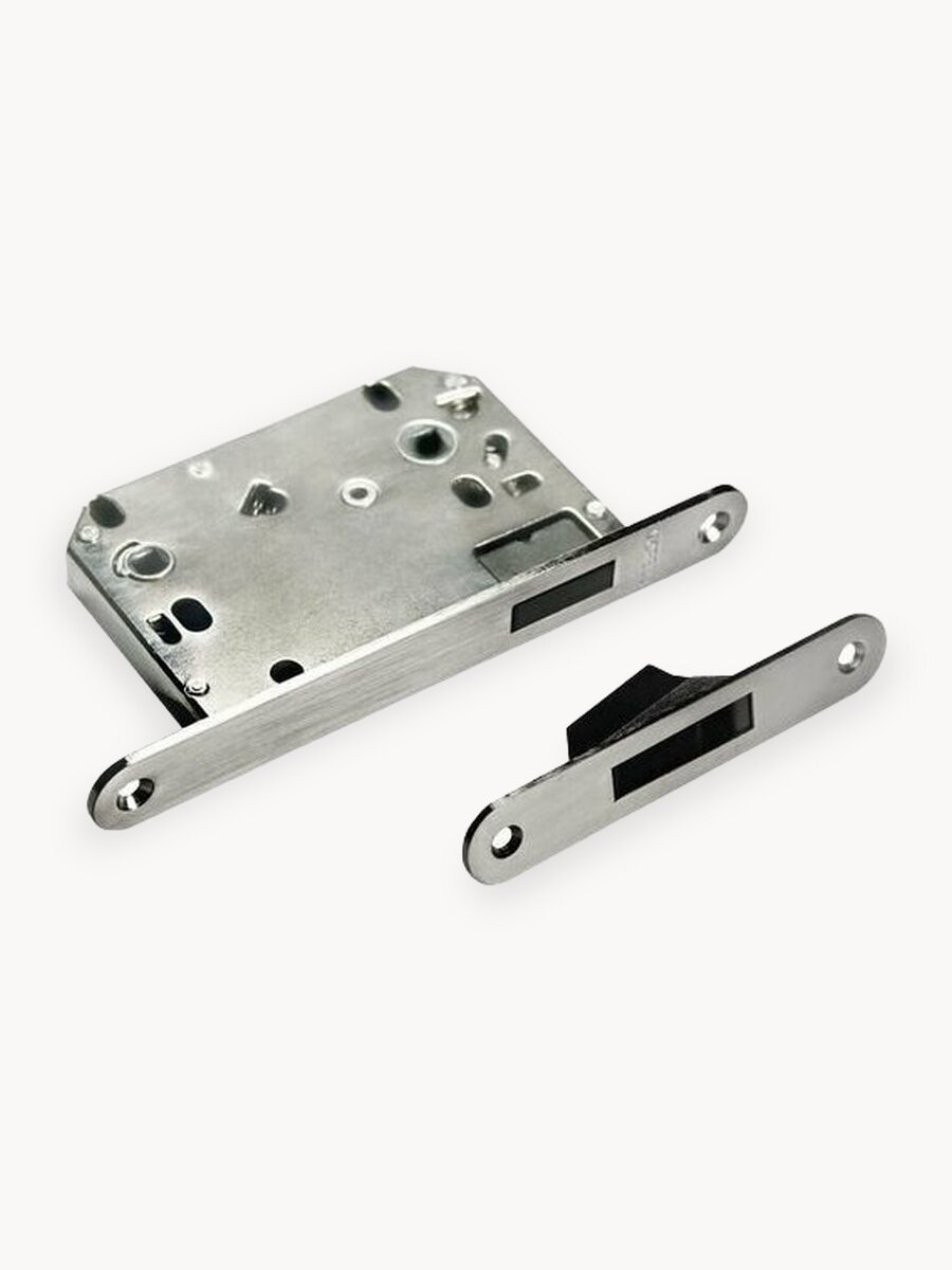 2070M SN, магнитный замок для двери, сантехнический, цвет - никель