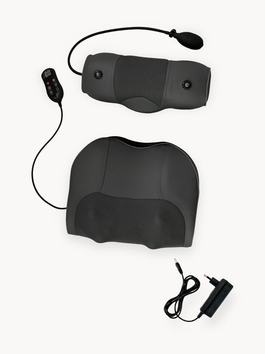 Электрическая массажная подушка для тела, массажер для шеи и спины