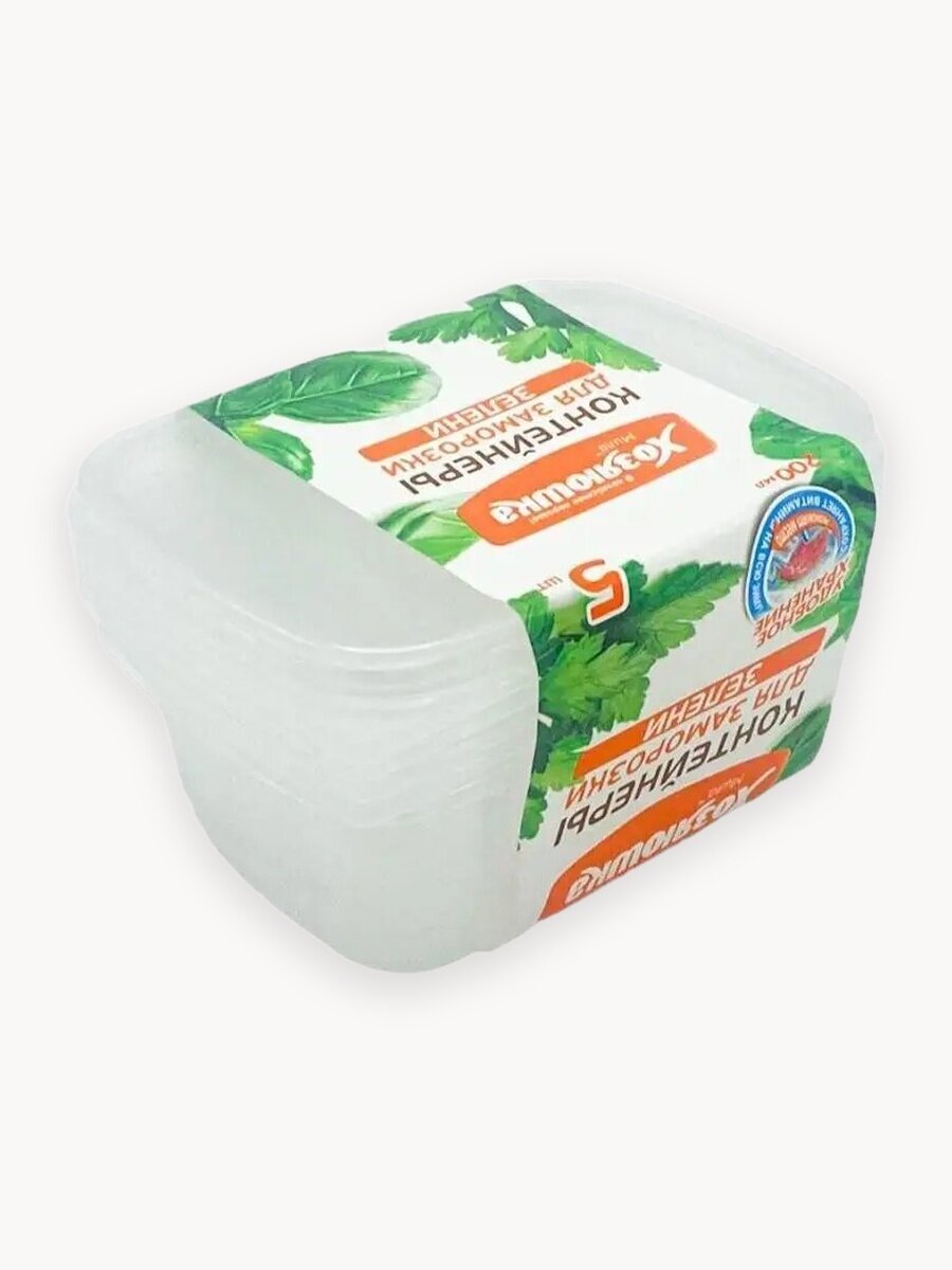 Контейнер для хранения и заморозки,5 шт.