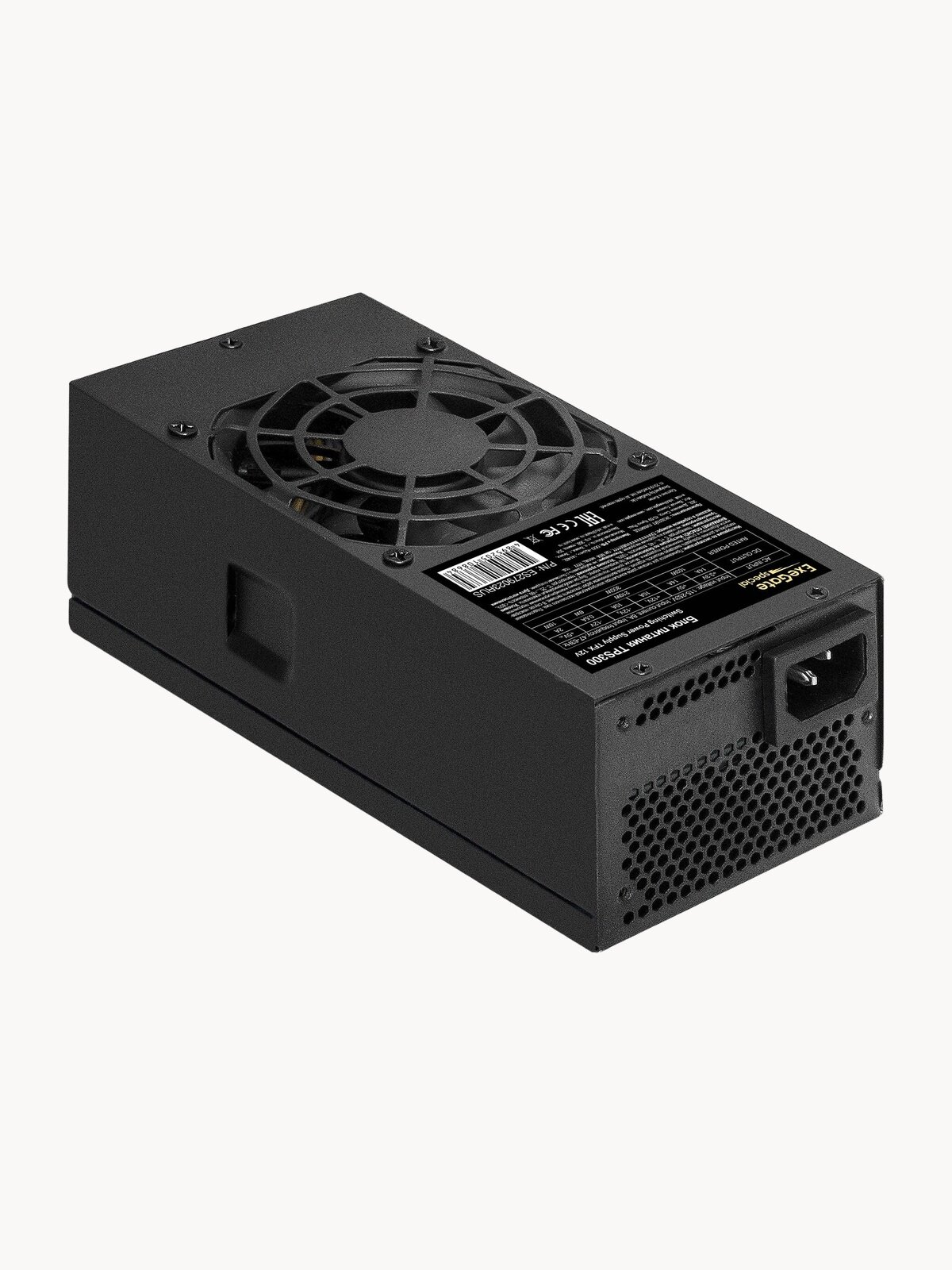 Блок питания 300W ExeGate TPS300 (TFX, 8cm fan, 24pin, (4+4)pin, PCI-E, 3xSATA, 2xIDE, black) ES279023RUS