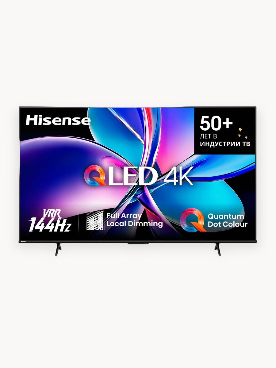 Телевизор Hisense 55E7Q PRO, 55 дюйма, 4K Ultra HD, смарт ТВ, VIDAA U8.5, черный