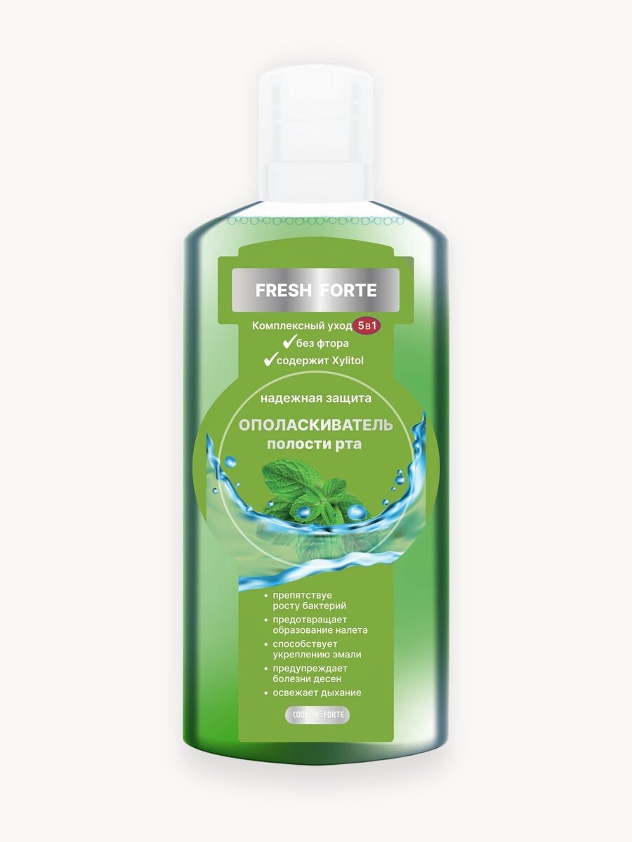Ополаскиватель полости рта ComForte Комплексный уход 5 в 1, флакон 500 мл