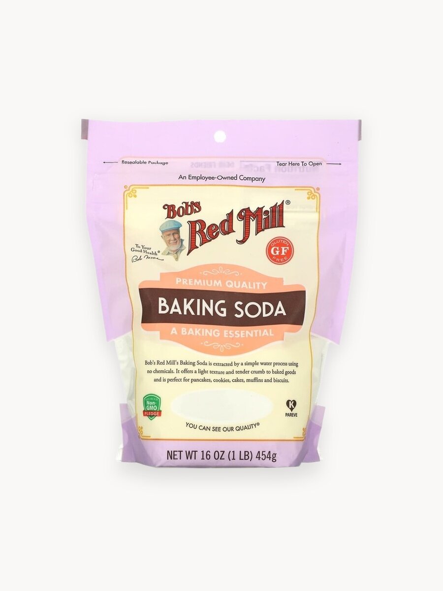 Bob's Red Mill, Сода для выпечки, без глютена, 454 грамма в упаковке