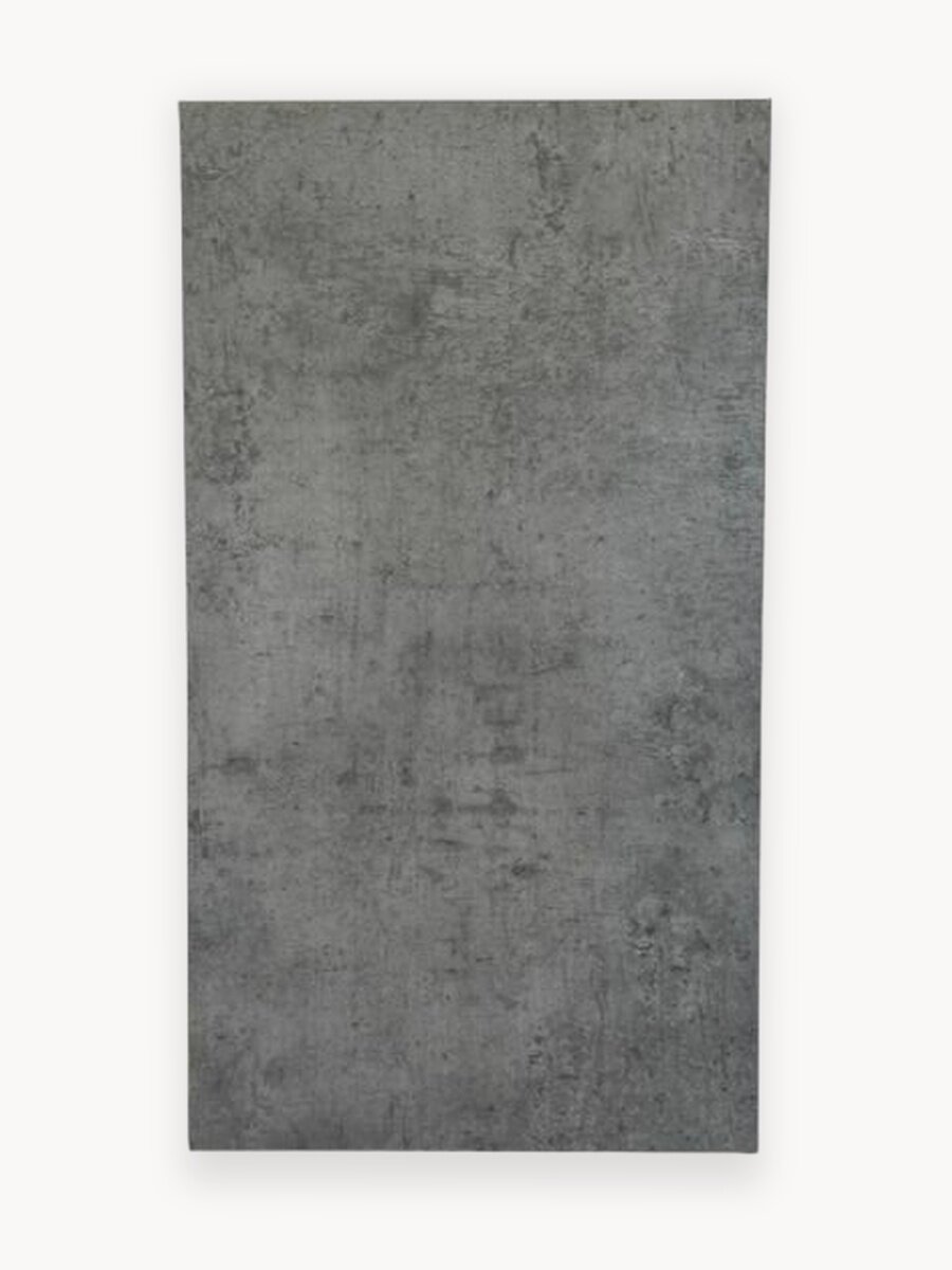 Фасад кухонный универсальный однодверный 396х716мм на модуль 40х72см, цвет - Бетон Чикаго светло-серый