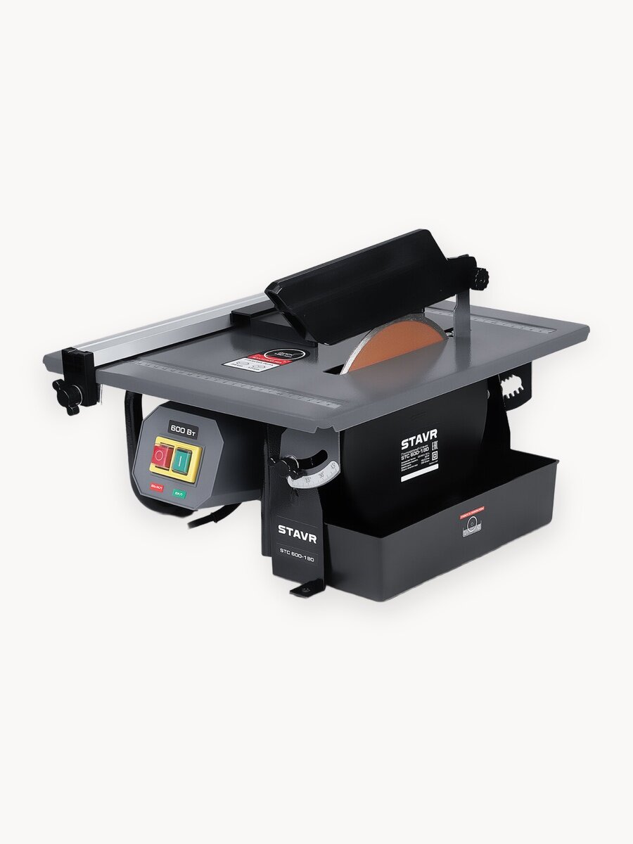 Плиткорез электрический STAVR STC 600-180, водяное охлаждение, 600Вт
