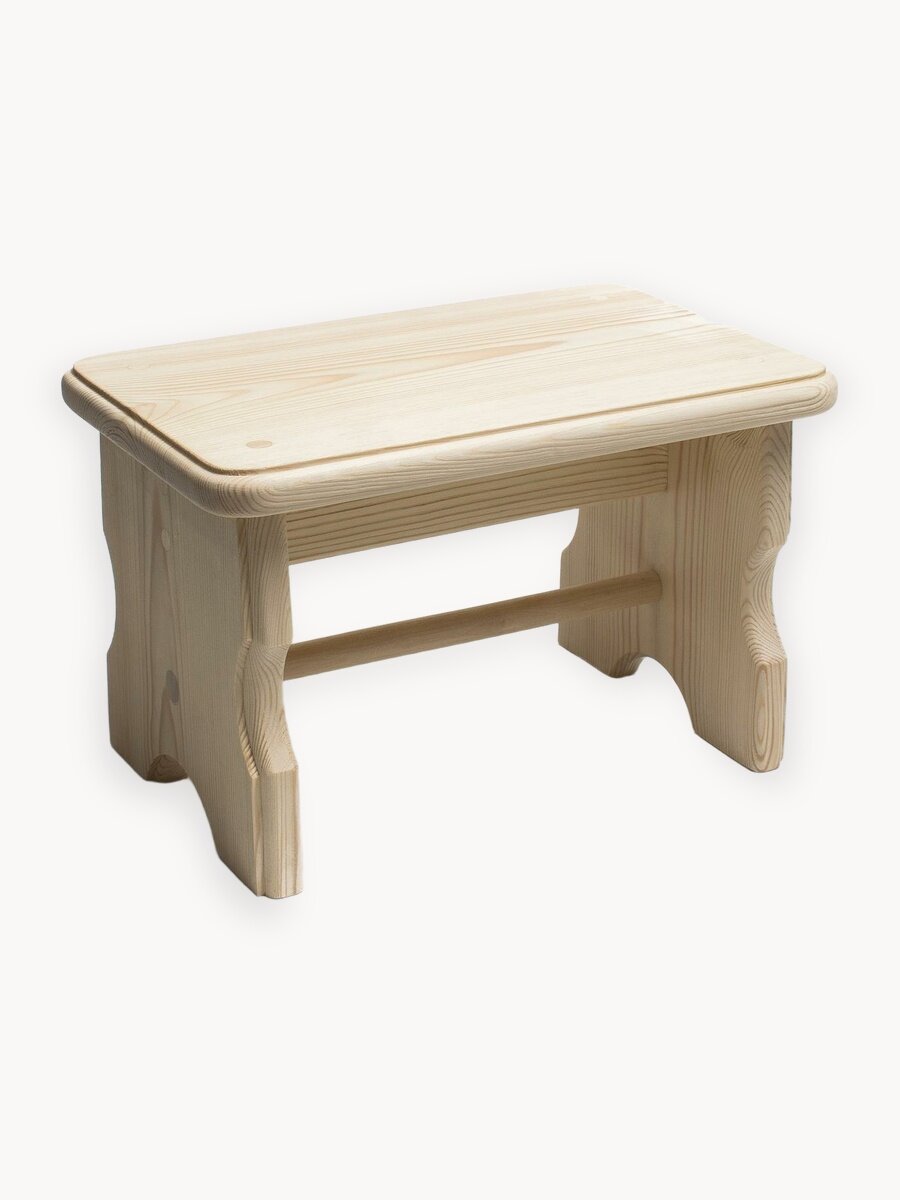 Скамейка из дерева маленькая, высота 20 см, мини скамейка, скамеечка