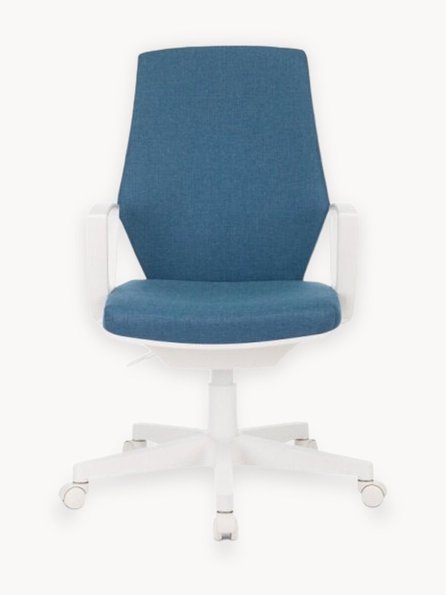 Кресло офисное Бюрократ CH-W545 синий 38-415 крестовина пластик пластик белый