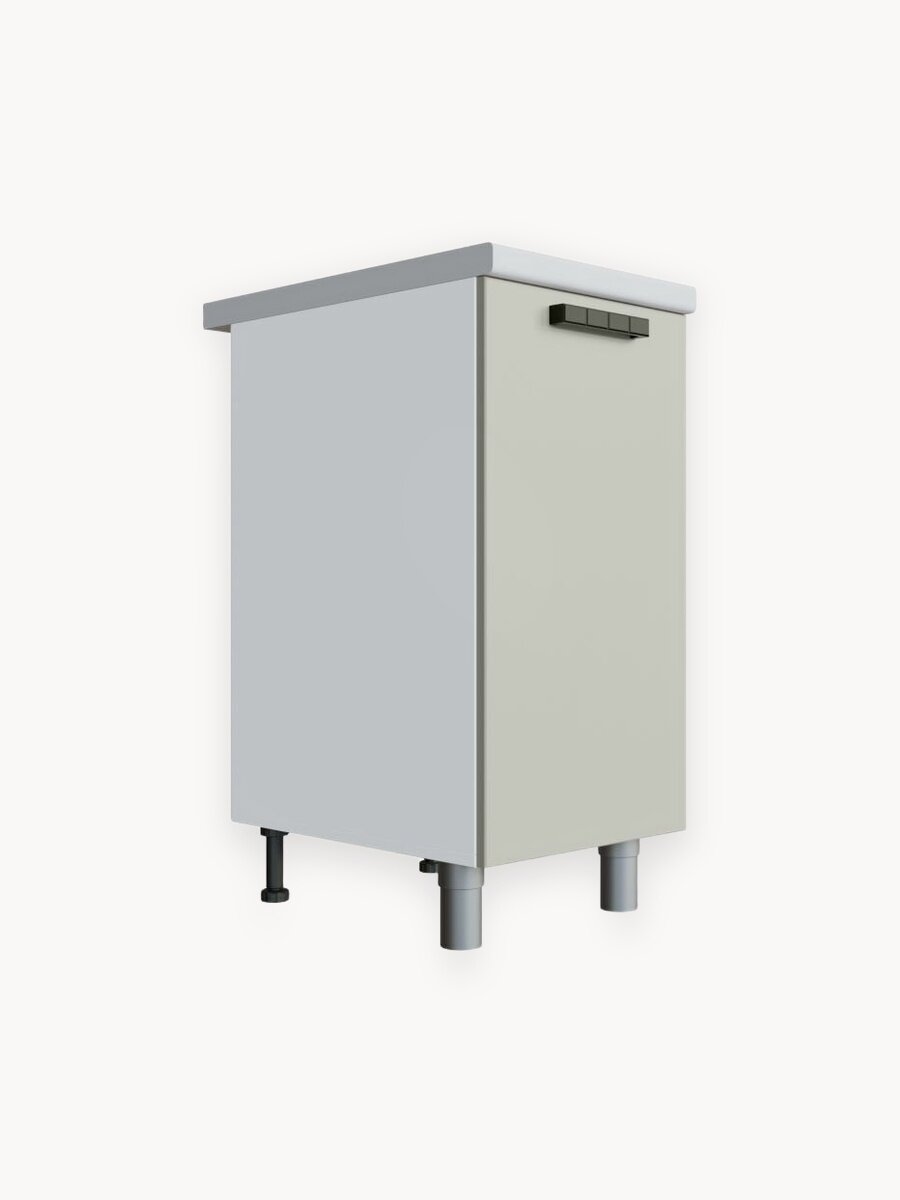 Кухонный модуль напольный Н40, керамика без фрезеровки, 81,6х47,4 см