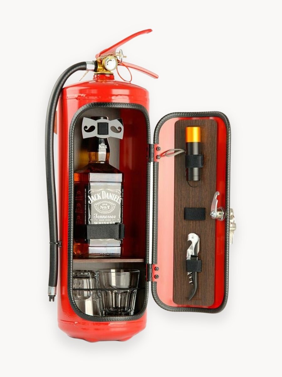 Огнетушитель-бар "Металлические поделки M", 34*12 см, металл