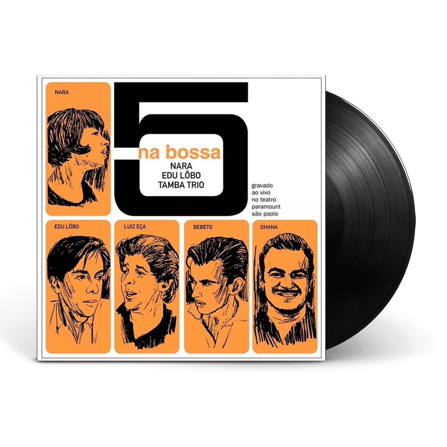 Виниловая пластинка Nara Le o, Edu Lobo, Tamba Trio - 5 Na Bossa, Vinyl, LP, Reissue, Unofficial Release