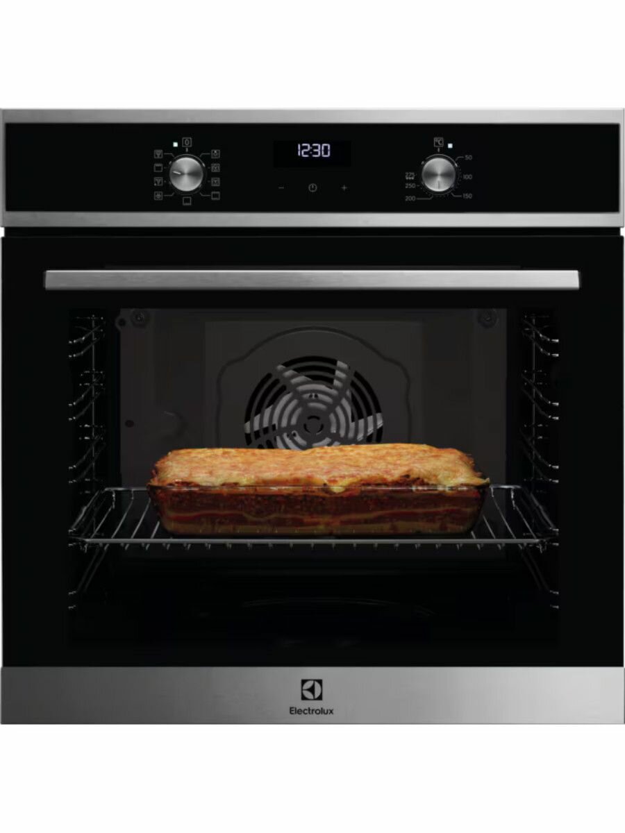 Духовой шкаф электрический Electrolux EOF5F70X, черный/нержавеющая сталь