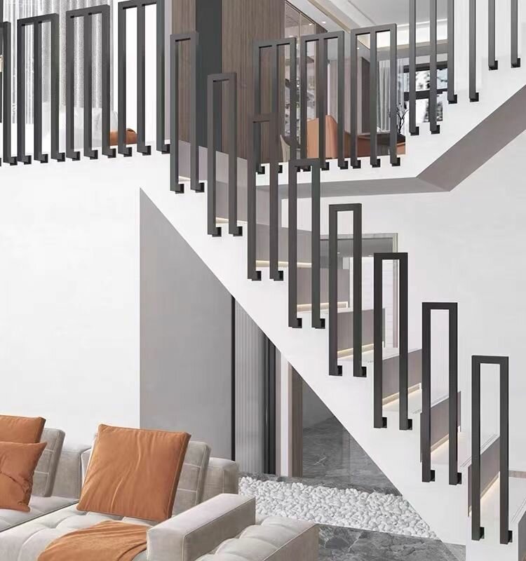 Металлические перила для лестниц, перила для чердачных перекрытий, фурнитура/крепеж, черный