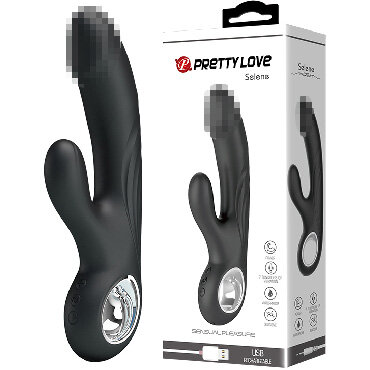 Baile Pretty Love Selene, черный Вибратор для стимуляции точки G и клитора