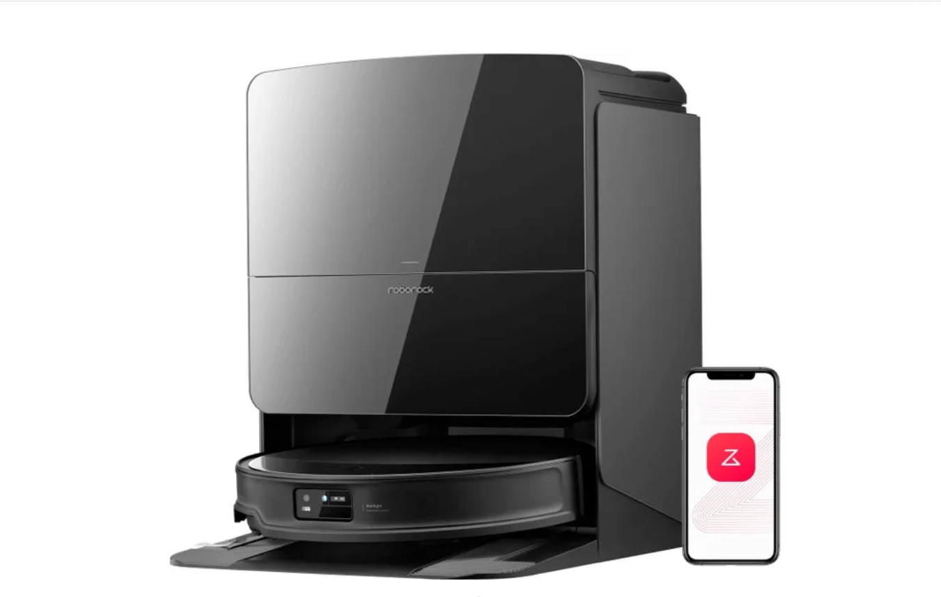 Робот-пылесос Roborock Robotic Vacuum Cleaner+Empty Wash Fill Dock Saros 10R RU Black (S10R52-02)