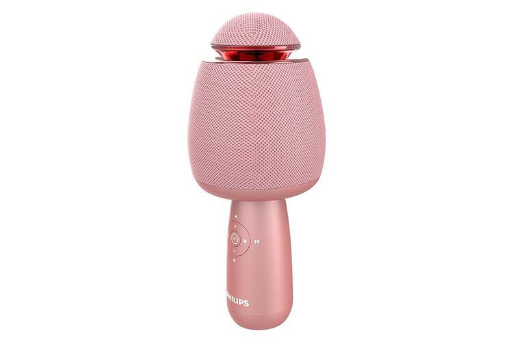 Микрофоны PHILIPS розовые, цвет: pink, высокое качество звука, идеальны для записи — фото 1