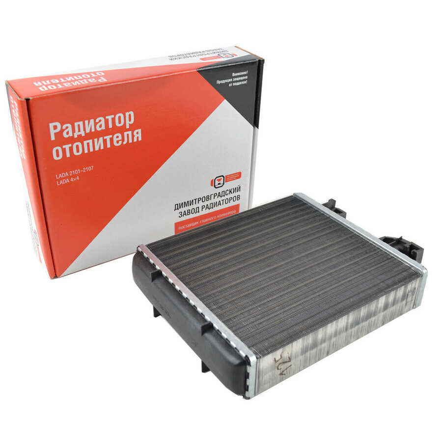 Радиатор отопителя ВАЗ 2105, 2121 узкий LADA (артикул 21050-8101060-00)
