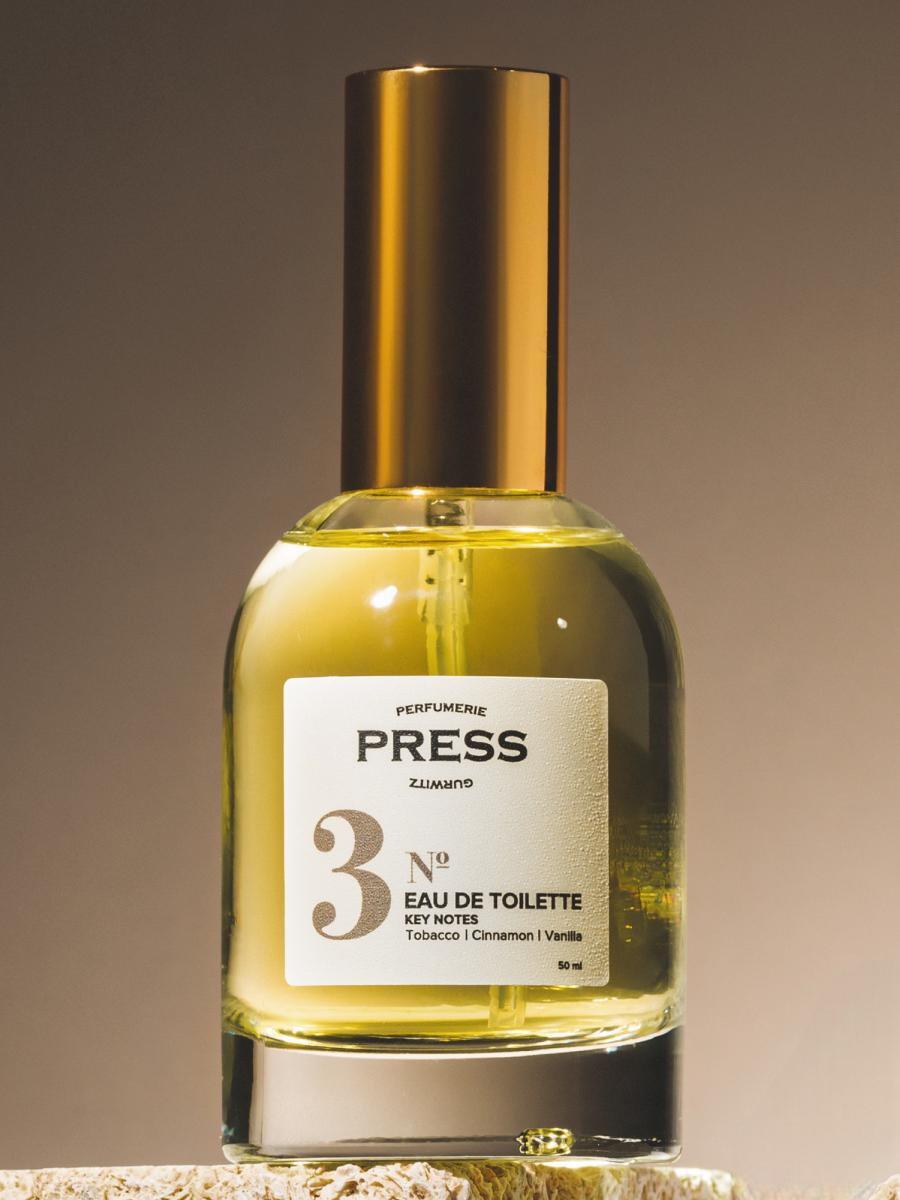 Туалетная вода PRESS GURWITZ PERFUMERIE No.3, унисекс, ноты табака, корицы, ванили, 50мл