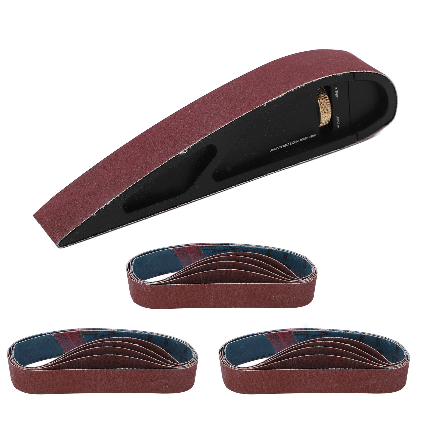 Держатель наждачной бумаги Регулируемый многофункциональный ручный шлифовальный лак для алюминиевого сплава для деревообрабатывающей наждачной держателя с 15pcs 120 320 600 Grit наиграй