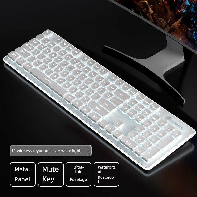 Подходит для ноутбука ASUS Tianxuan 6Pro 5 16inch с беспроводной клавиатурой, перезаряжаемой бесшумной мышью,
