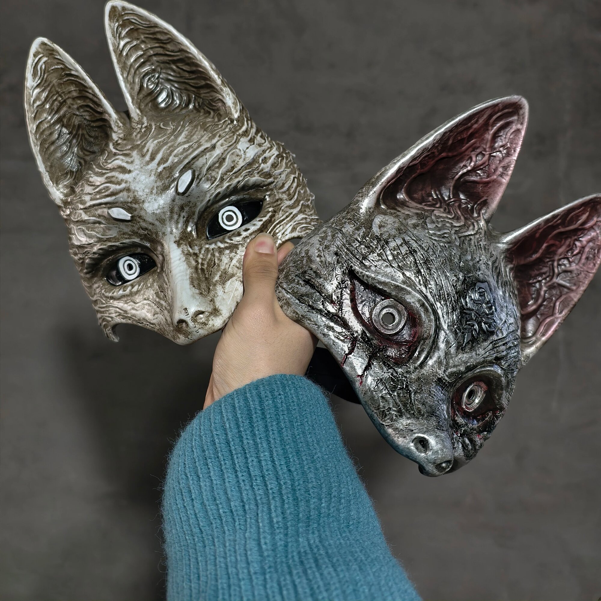 Silent Hill F Hinako Shimizu Fox Mask Косплей One Pair