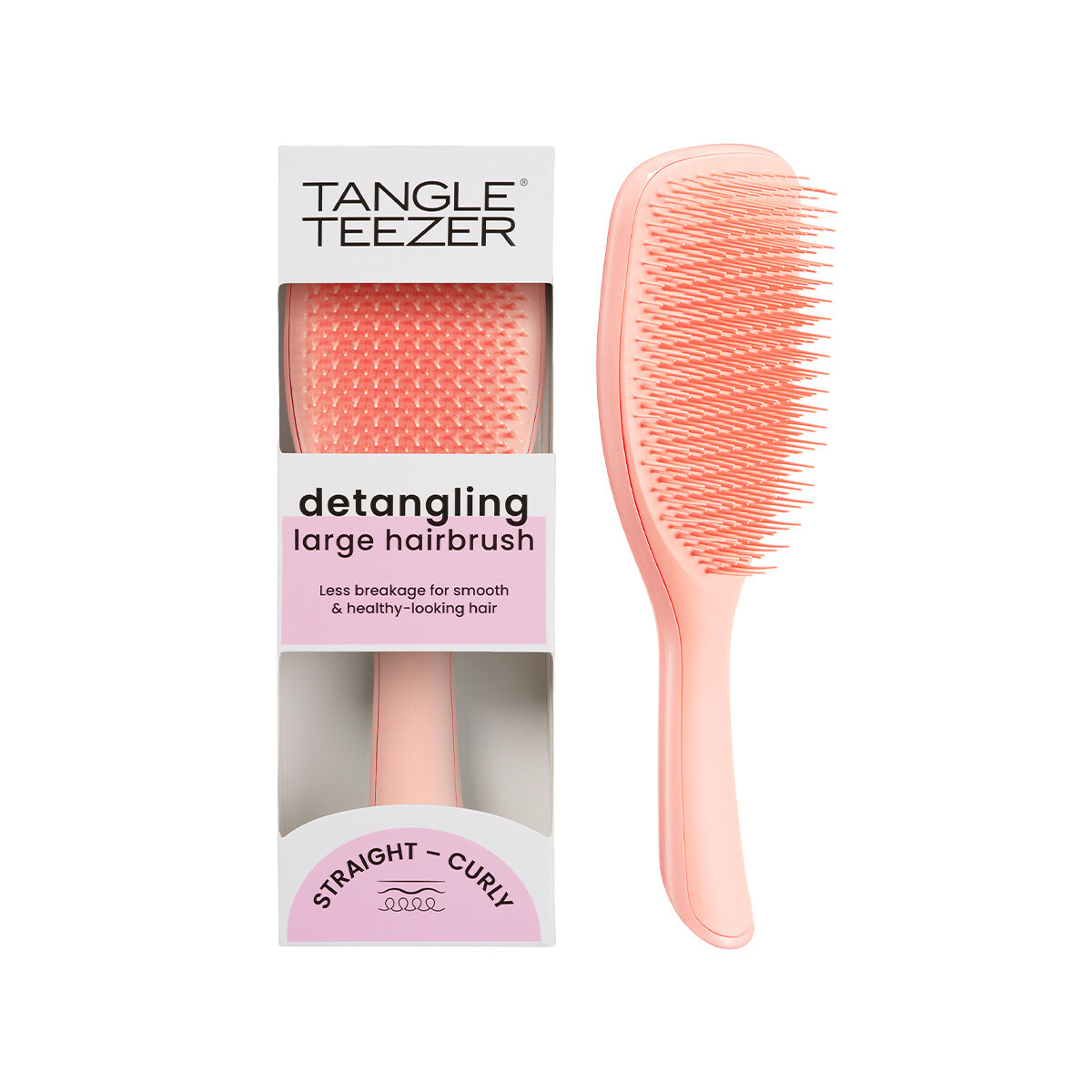 Расческа Tangle Teezer The Ultimate (Wet) Detangler Large Большая Peach Glow Персиковый 2209