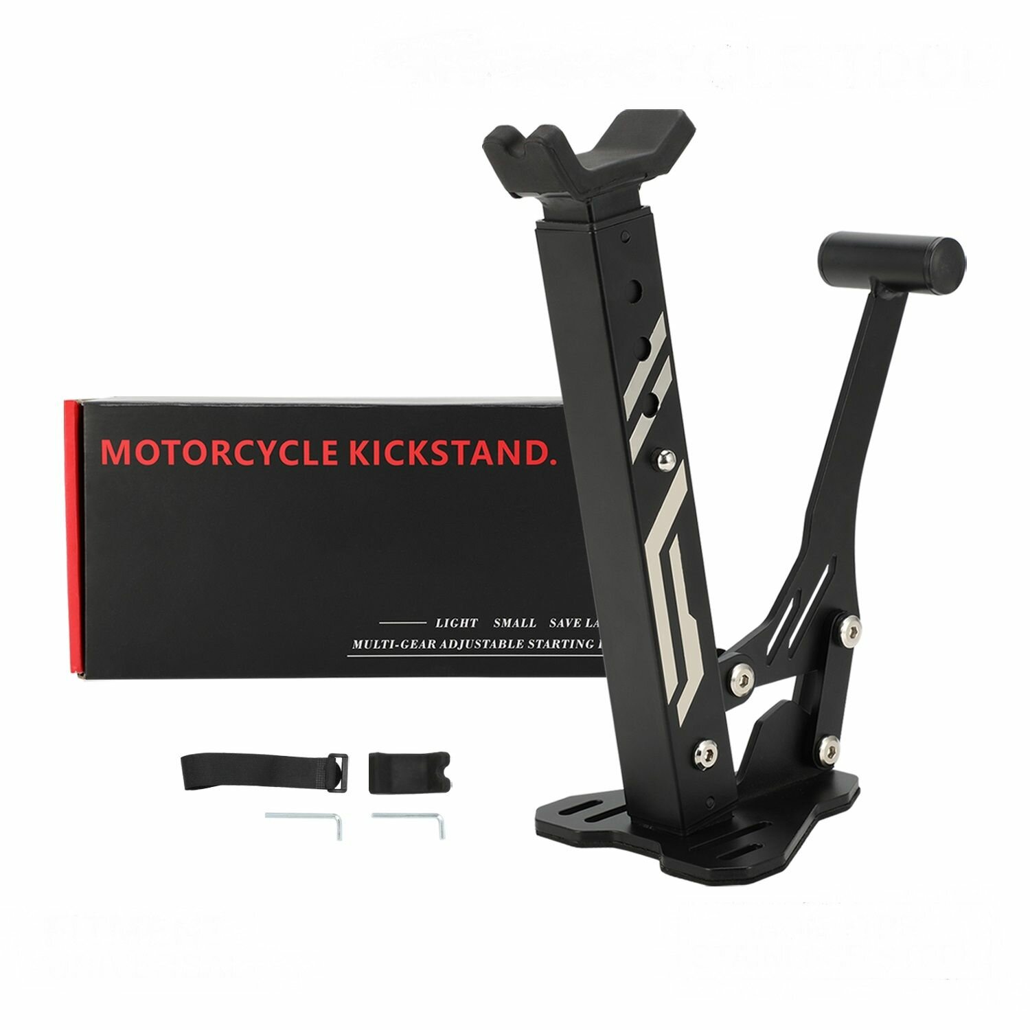 Домкрат на заднее колесо черный мотоцикла