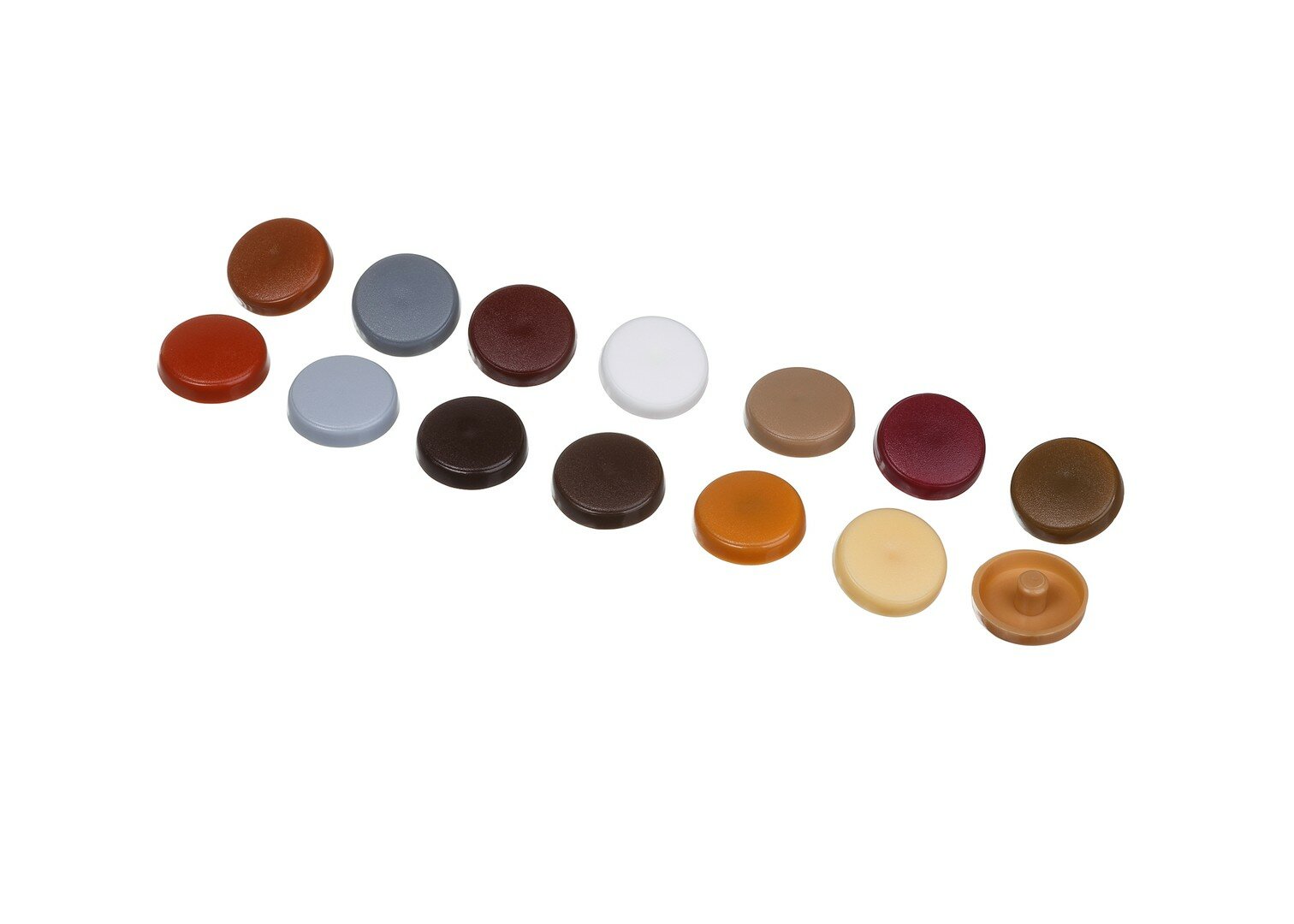 Заглушка под рамный анкер, цвет: бордо. "МастерБолтиков" ( 25 шт )