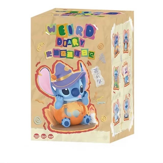 Кукла Miniso Stitch 2.0 Blind Box Doll — забавные коллекционные дневники, украшения для тортов в стиле аниме и настольные украшения, идеально подходящие для подарков на детский день рождения.
