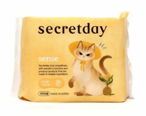 Secretday Прокладки ежедневные Sense XS, в уп 20 шт, 1уп