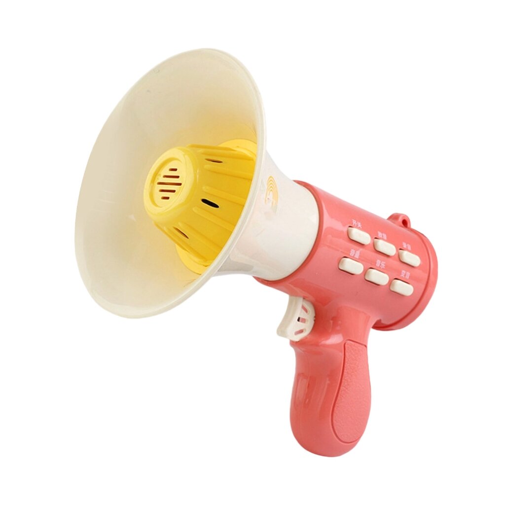 Детский мегафон с функцией записи и воспроизведения голоса, прочный пластик, портативный для активного отдыха