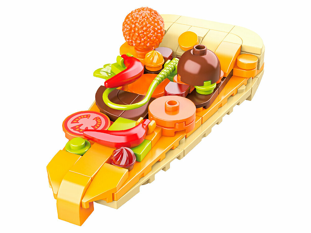 Конструктор JAKI JK5651 Конструктор Магнит на холодильник - пицца