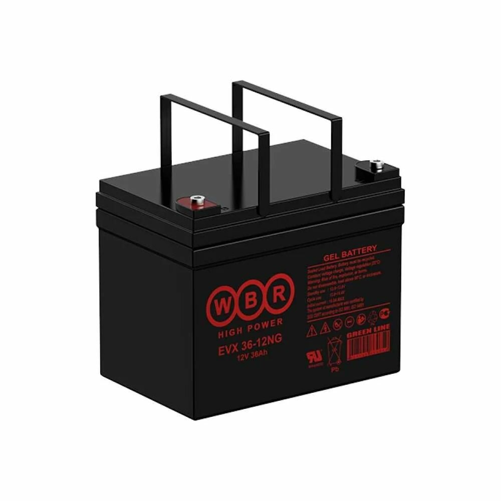 Аккумулятор тяговый WBR EVX36-12G 12В, 36 Ач УТ-00001346