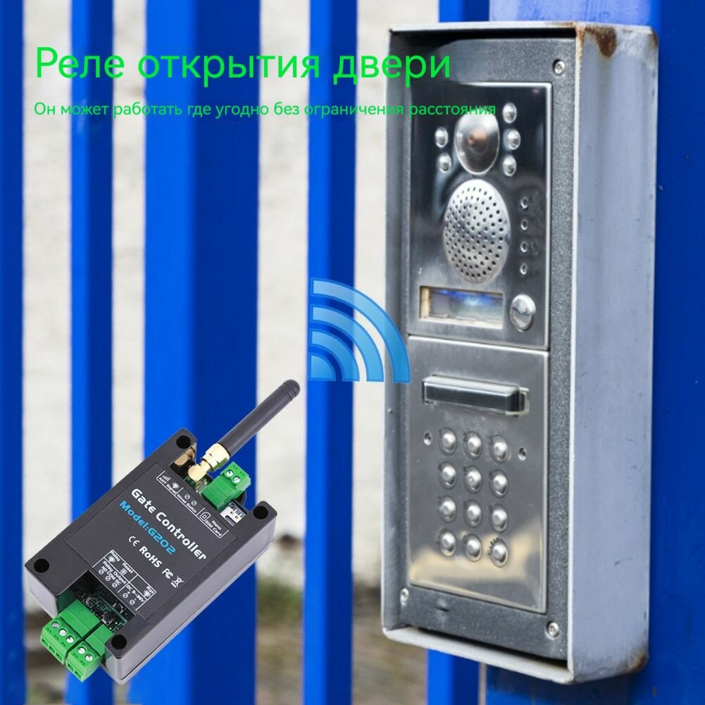 Реле дистанционного управления доступом GSM 2G