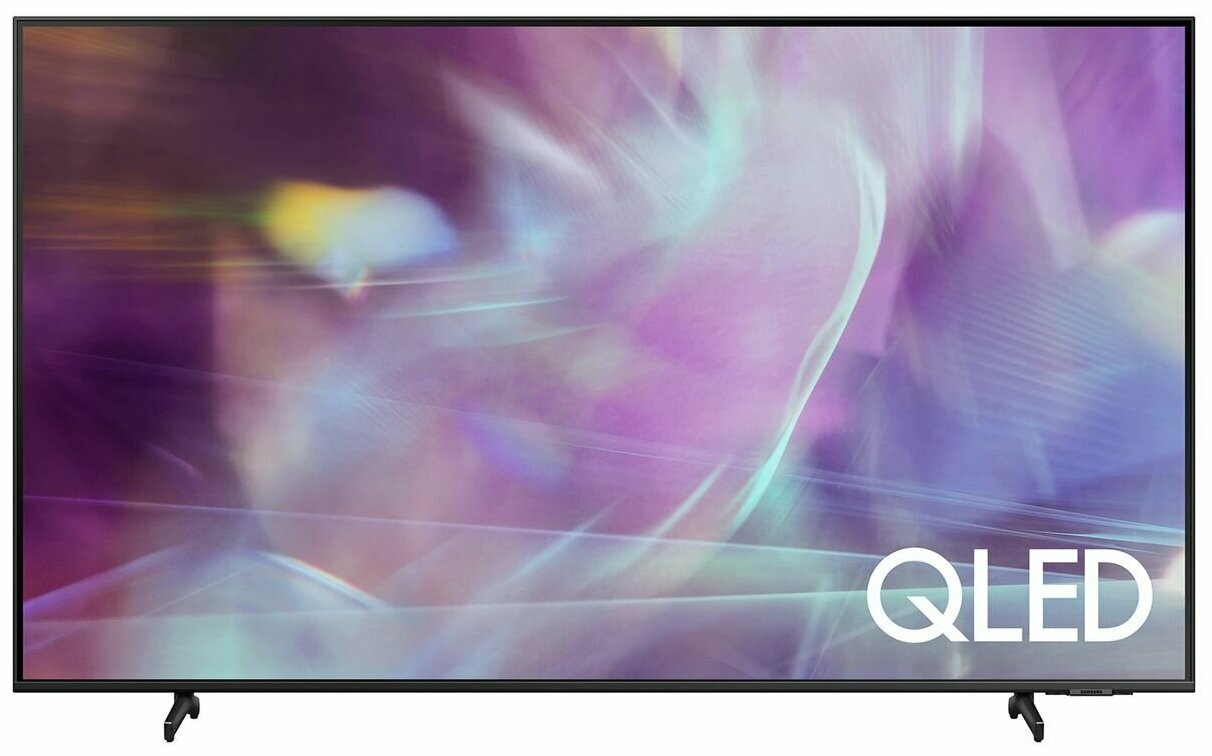 Телевизор Samsung QE60Q60AAUXRU Tizen 4K UHD разрешение 3840x2160 60 частота обновления 60 HDR, QLED 178 градусов