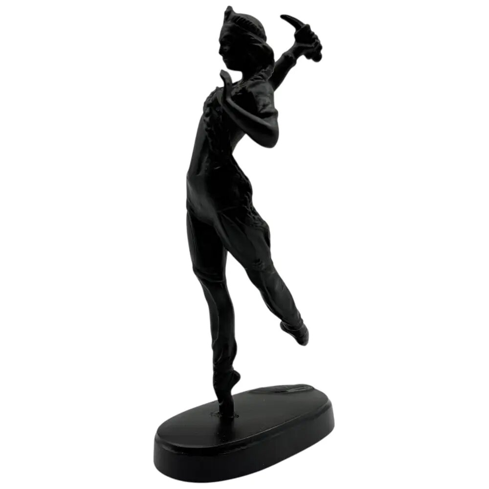 Чугунная статуэтка "Балерина Зарема" 1978 г. Автор О. П. Таежная-Чешуина, Касли, СССР