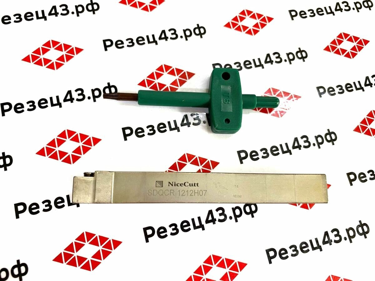 Резец наружного точения SDQCR1212H07 NiceCutt