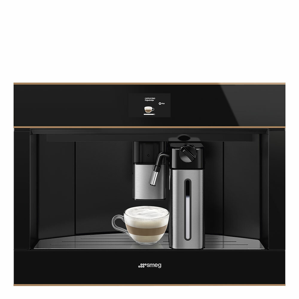 Автоматическая кофемашина Smeg CMS4604NRRU, черный, серия Dolce Stil Novo