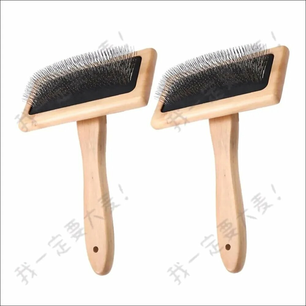 Продукция Чесалка для шерсти 2ШТ, 6,1X4,8 дюйма для Шерсти, Инструмент для Смешивания Войлока.-