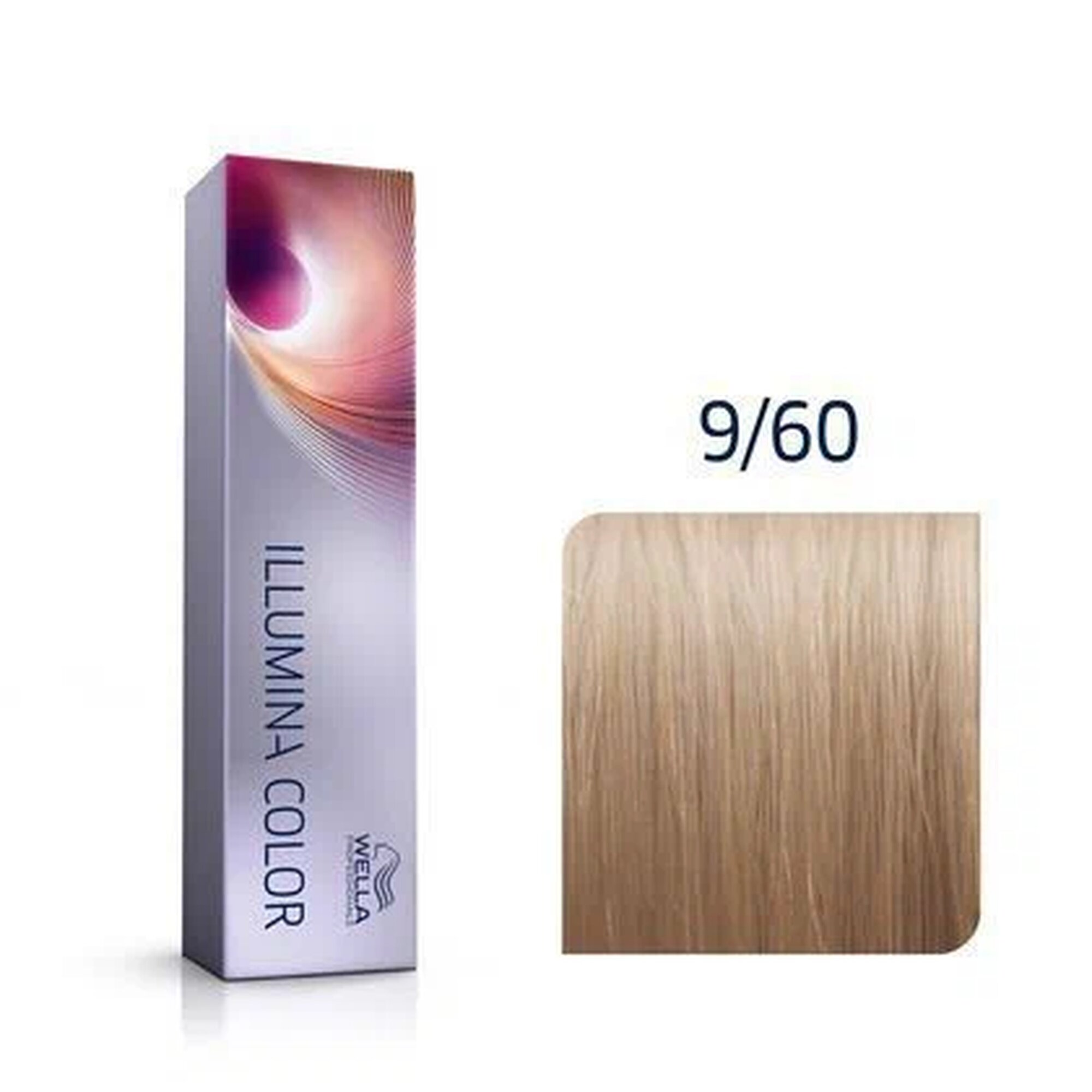 Wella Professionals Illumina Color стойкая крем-краска для волос, 9/60 очень светлый блонд фиолетовый натуральный, 60 мл