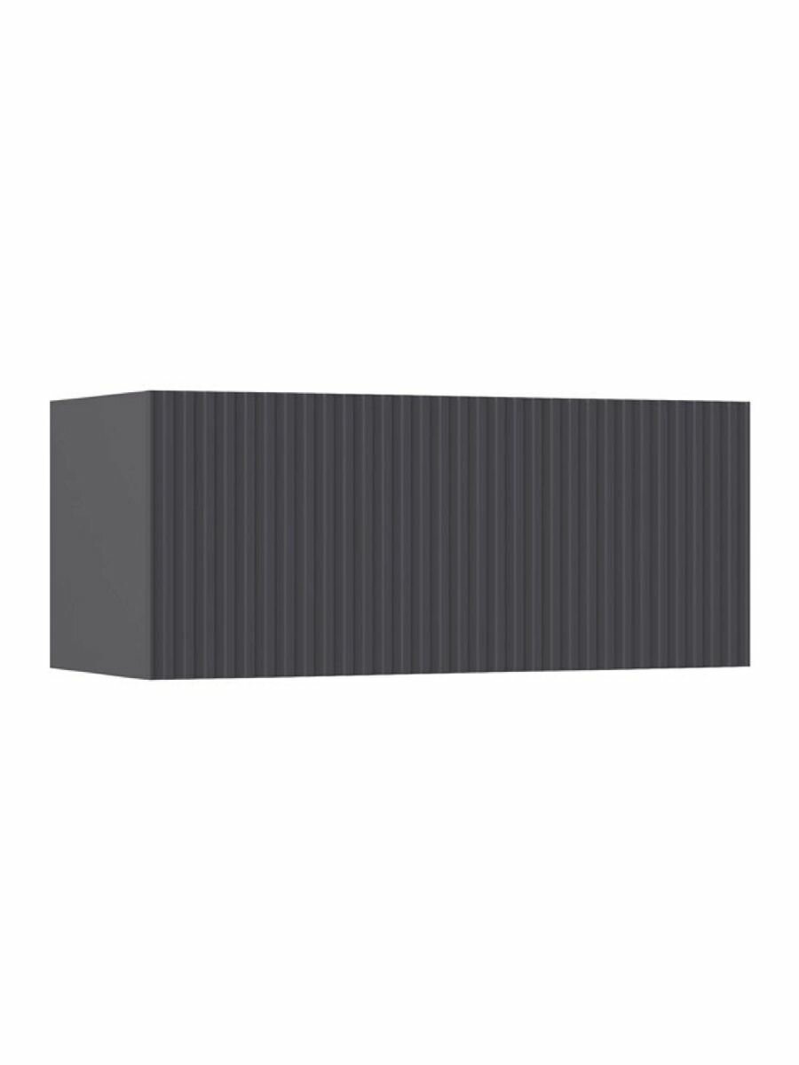 Тумба навесная Оливия №1 МДФ 800х330х442, Графит/Графит Софт, МИФ
