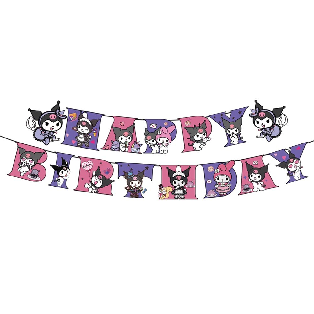 Набор украшений для вечеринки Куроми с красивыми шарами и баннером