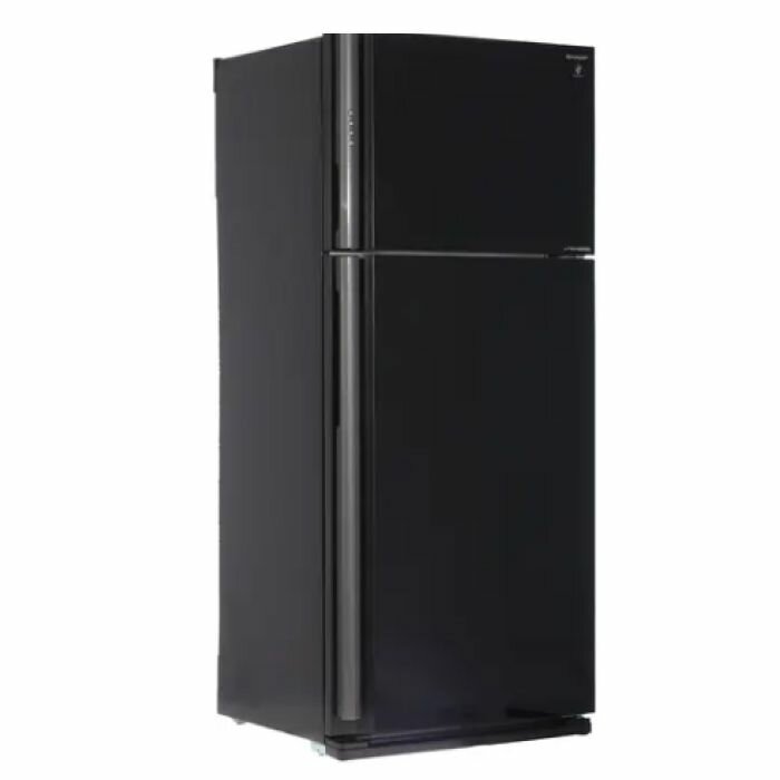 Холодильник Sharp SJ-XP59PG-BK, черный/стекло