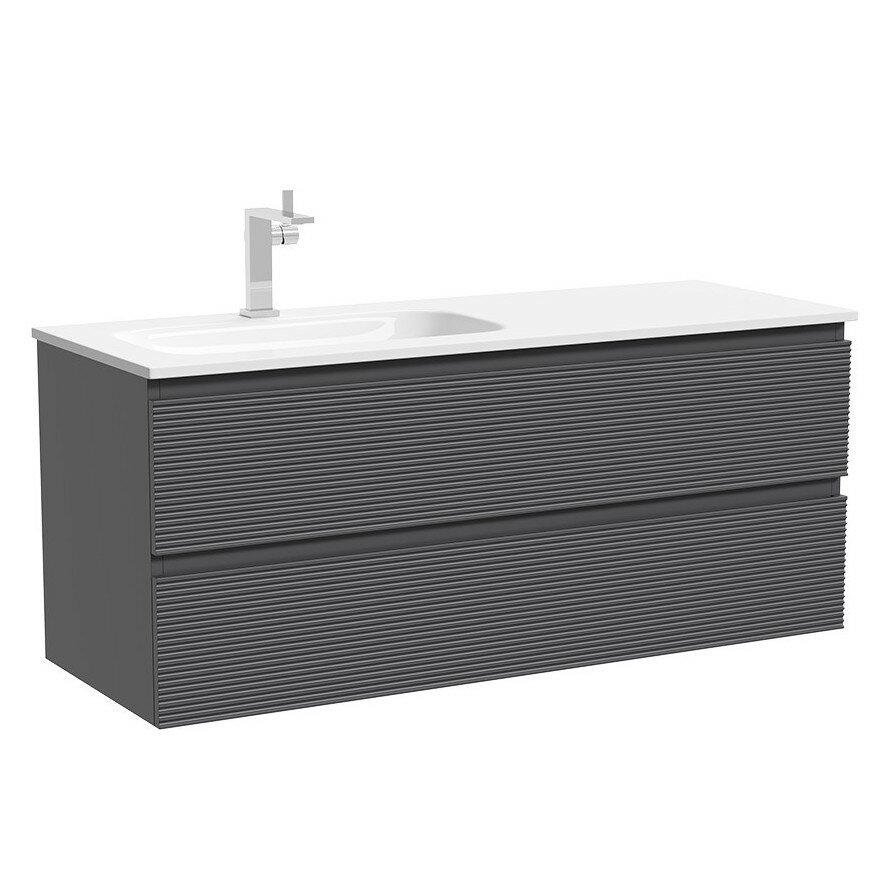Тумба с раковиной Sancos Folk FL120LGS Grey soft