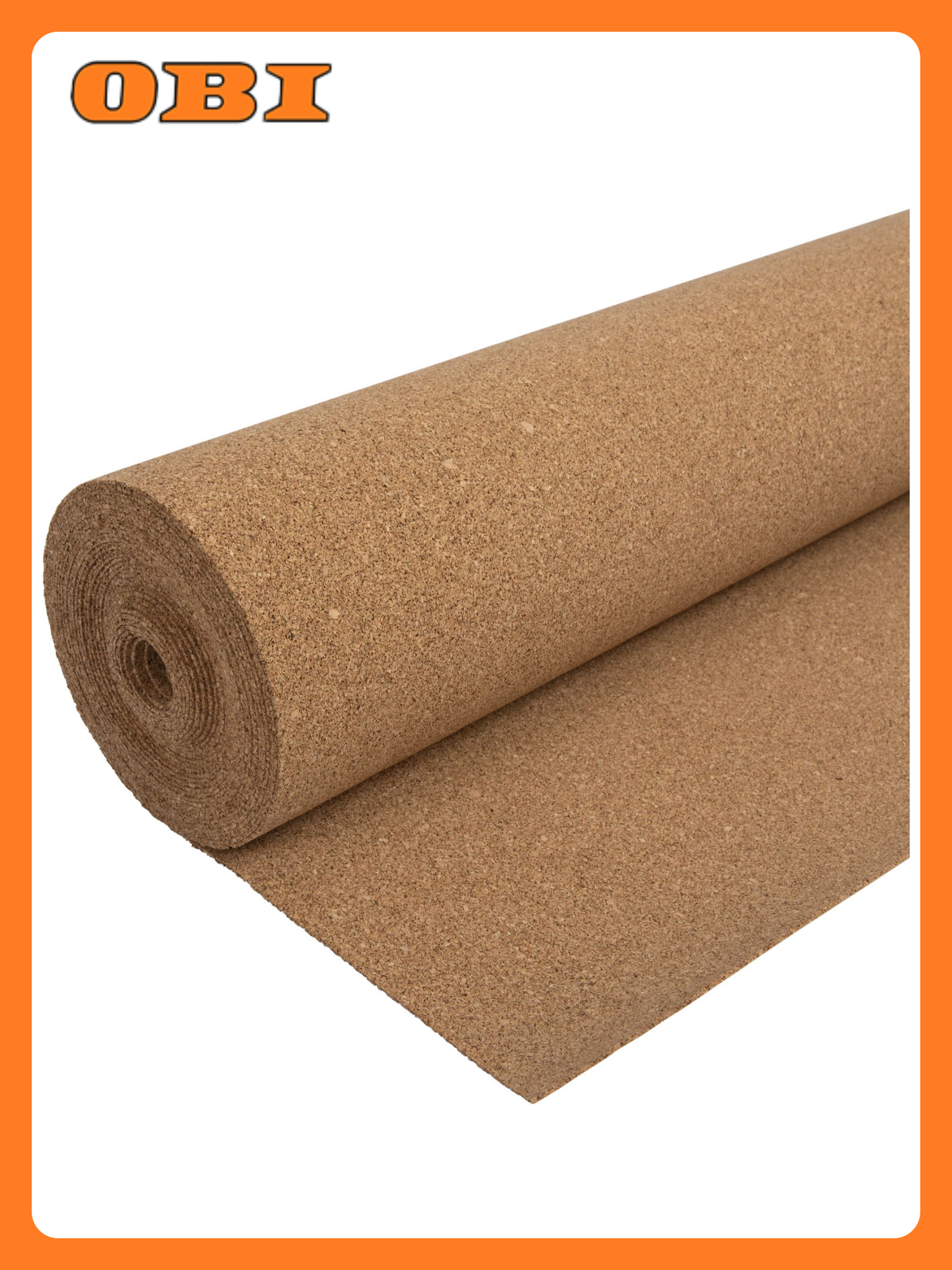 Подложка под напольные покрытия GO4CORK NATURE пробка 2 мм рулонная 10кв. м.