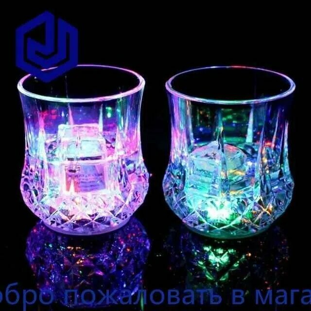 Стакан граненый "нет" 200 мл 1 шт белый