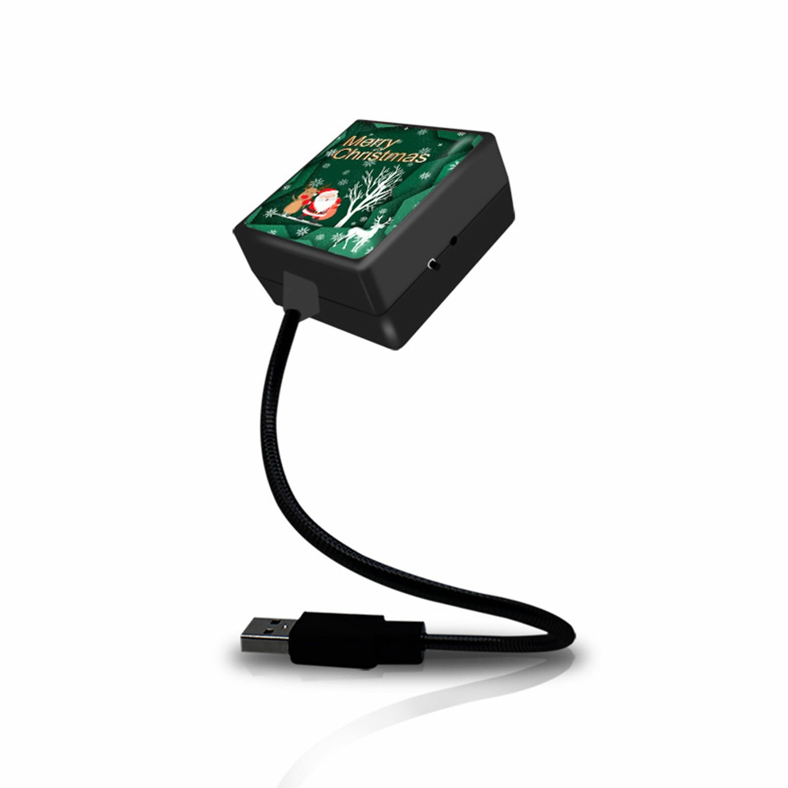 USB проектор с LED подсветкой и звуковой активацией