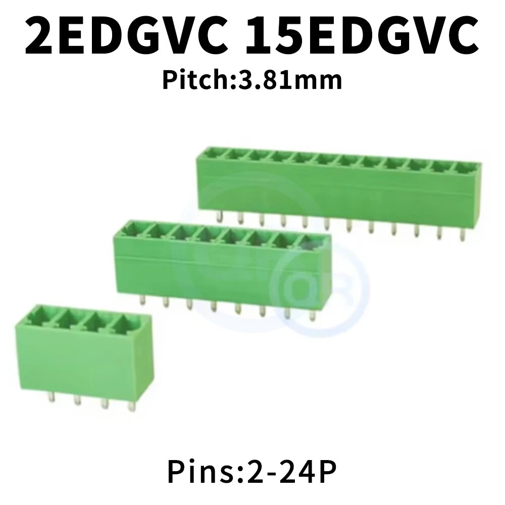 Клеммный блок KF 2EDGVC 3.81 мм, 7P (10 шт)